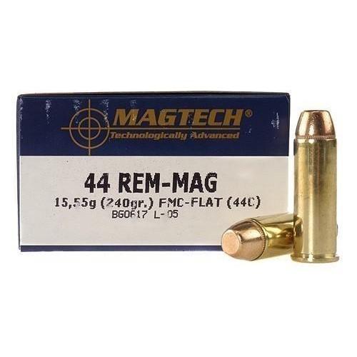 MagTech Handgun Ammunition .44 Mag 240 gr FMJ 1180 fps 50/box