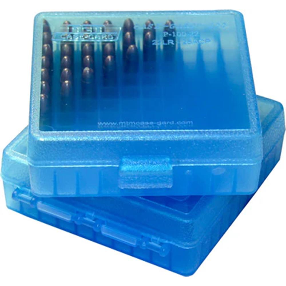 100RD. 45/10MM/40 AMMO BOX BLUE