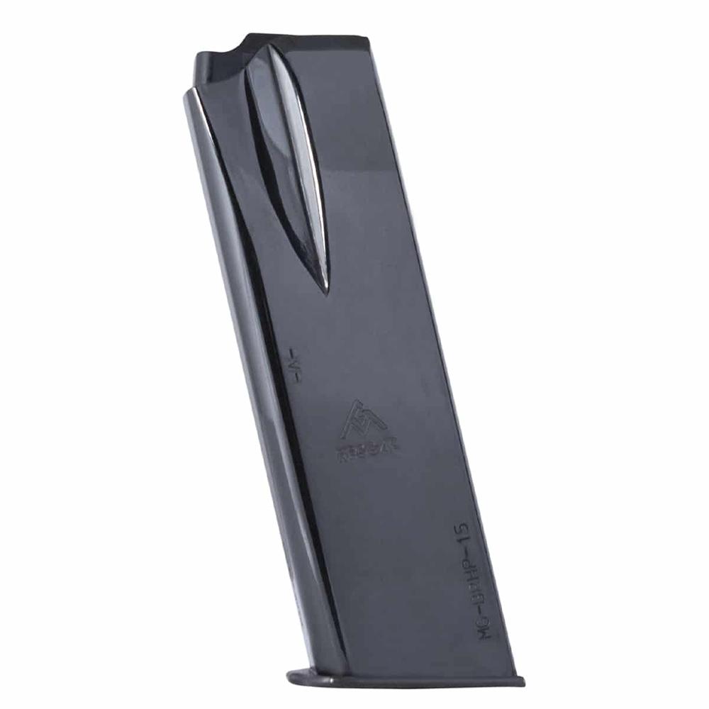 Mec-Gar Browning Magazine HP 9mm Flush Fit Blued Steel 15/rd