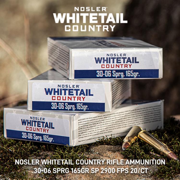 Nosler Whitetail Country .30-06 Ammo 165gr SP 20ct | Natchez