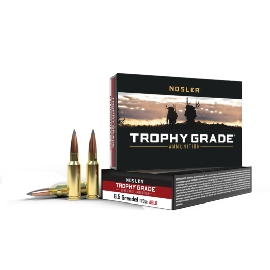 Nosler Trophy Grade Rifle Ammunition 6.5mm Grendel 129gr AB 235...