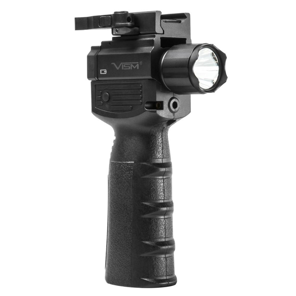 NcSTAR VISM Vertical Grip w/Strobe FlashLight & Green Laser Gen 2