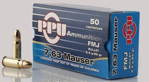 7.63X25 Mauser Ammo in Bulk For Sale [in Stock] | Natchez