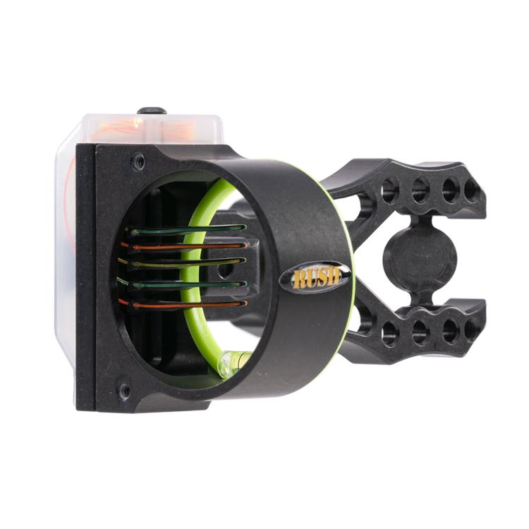 Black Gold Rush Archery Sight 5 .019 Pins 4" Dovetail with 3rd Axis ...