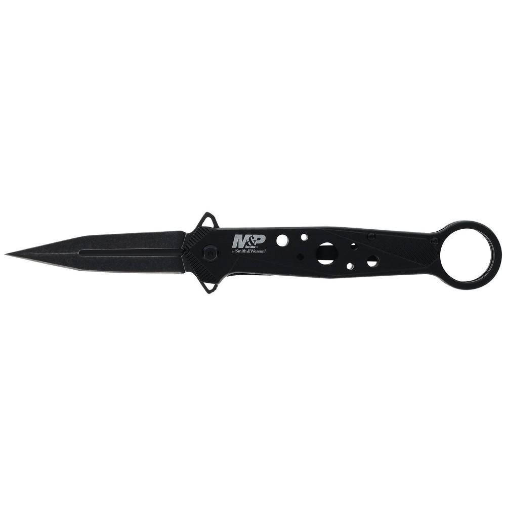 Smith & Wesson M&P Folding Knife Dagger Blade Black
