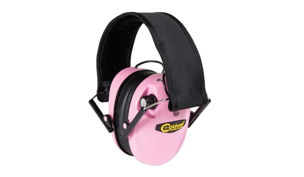 Caldwell E-MAX Low Profile Hearing Protection - Pink