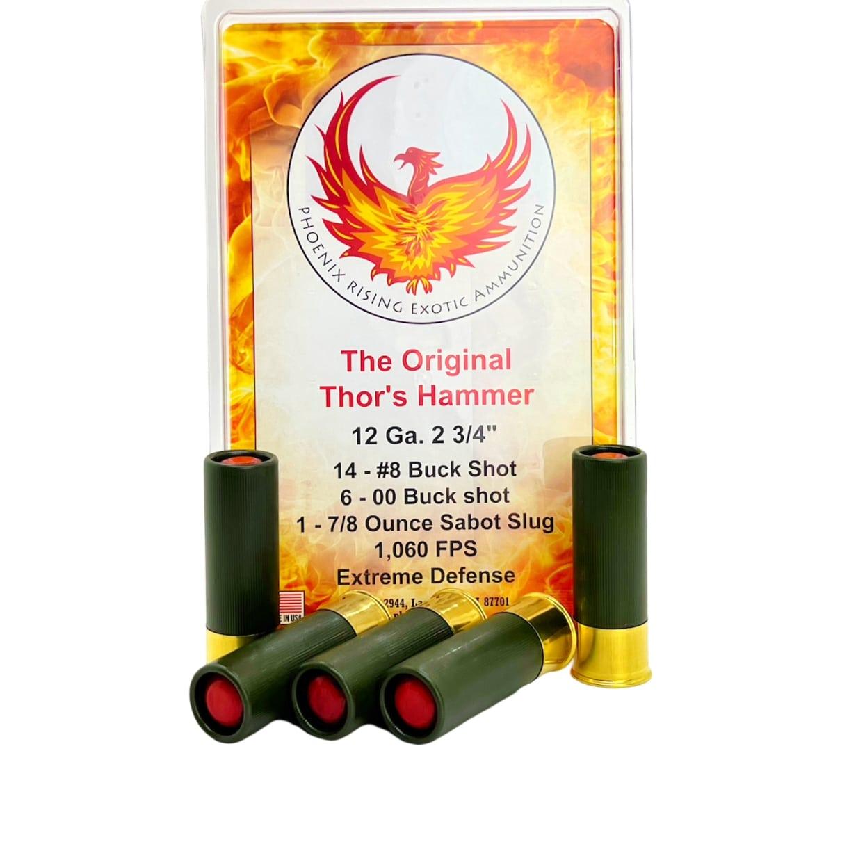 Phoenix Rising Original Thor's Hammer Shotshell 12ga 2-3/8" 14-#8 ...