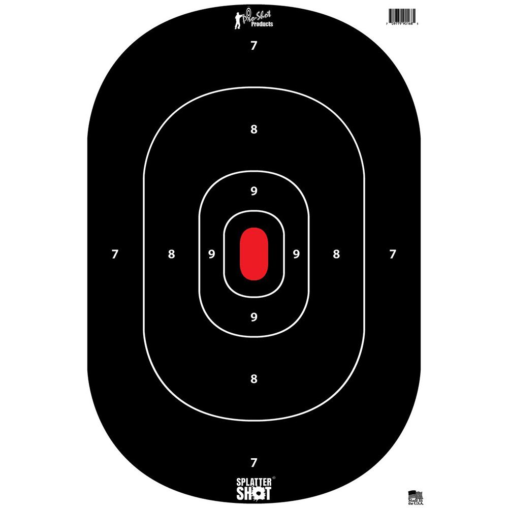 Pro-Shot 12" x 17" Silhouette Target - Tag Paper - 8 Pack