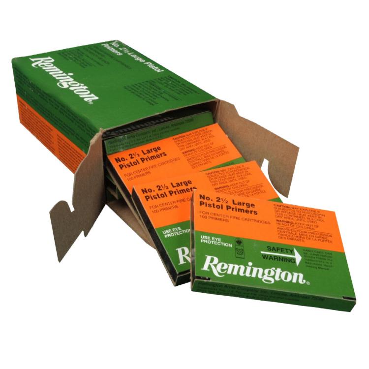 Remington 2-1/2 Large Pistol Centerfire Primers - Bulk 1000ct