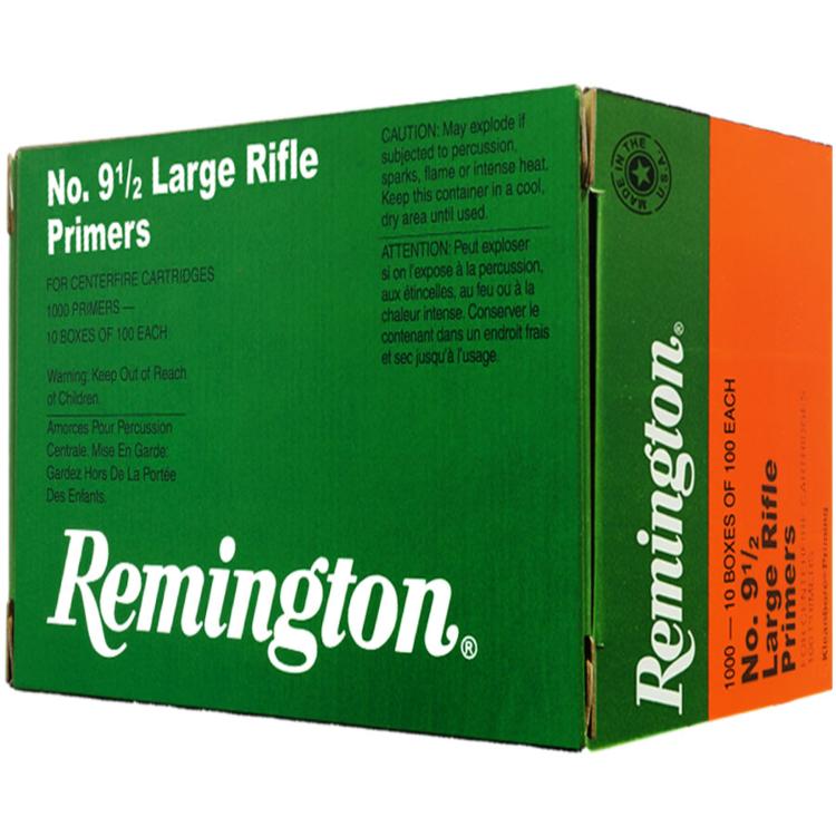 Remington Large Rifle Centerfire Primers-9-1/2 1000 ct | Natchez