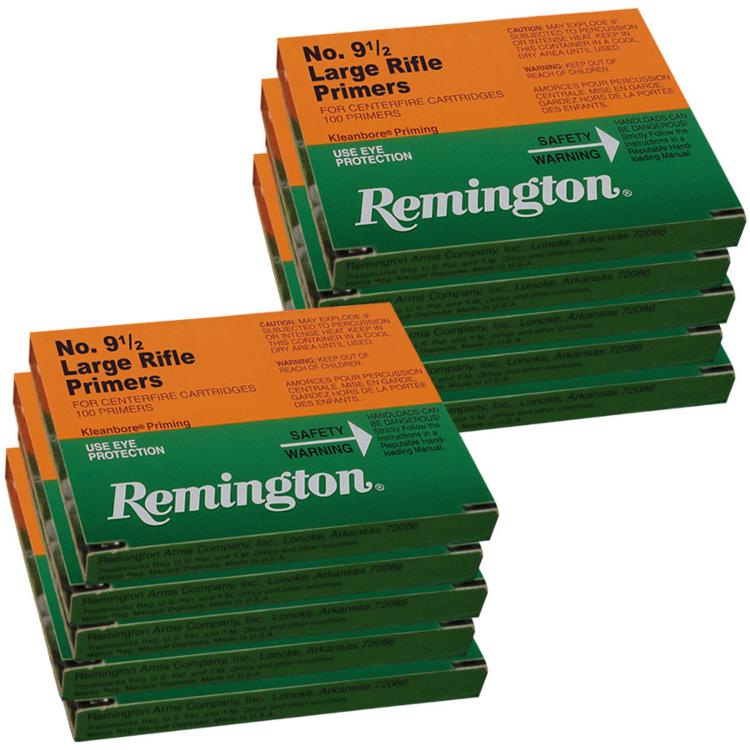Remington Large Rifle Centerfire Primers-9-1/2 1000 ct | Natchez