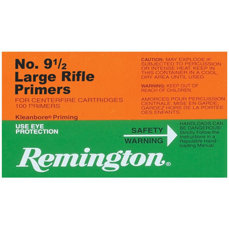 Remington Large Rifle Centerfire Primers-9-1/2 1000 ct | Natchez