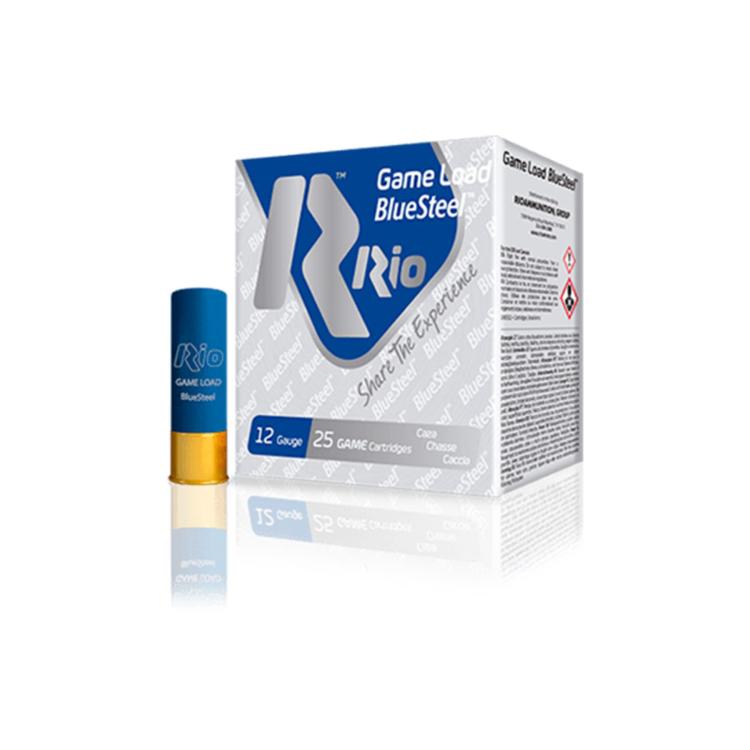Rio Blue Steel Shotgun Shells 12 Ga Game Load 2 3/4" #6