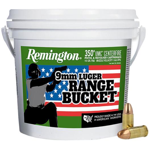 9mm Ammo Bucket | Buy Remington 9mm Range Bucket