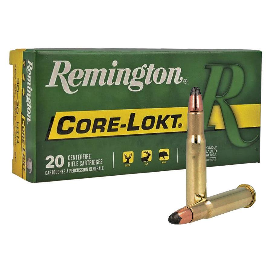 Remington Core-Lokt Rifle Ammunition .30-30 Win 170 gr HP 2200 ...
