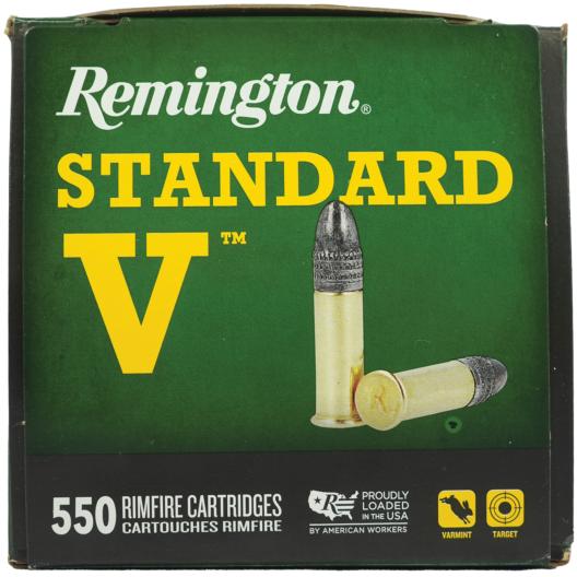 Remington Standard Velocity Rimfire Ammunition .22LR 36gr LRN 1080 fps ...