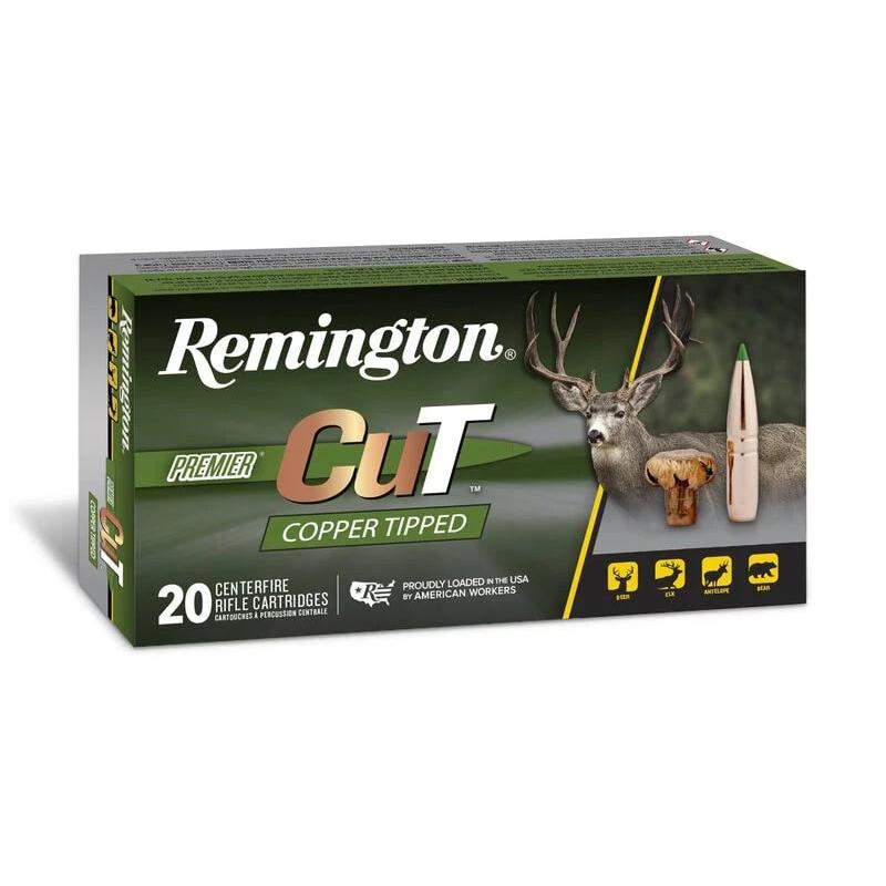 Remington Premier Cut Copper Tipped Rifle Ammunition 270 Win 130gr PT ...