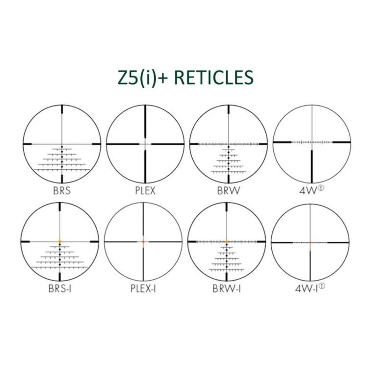 Swarovski Z5+ Rifle Scope 3.5-18x50 30mm SFP BRS Black
