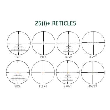 Swarovski Optik Z5i+ Rifle Scope 3.5-18x50 30mm SFP BRS Illum. Black