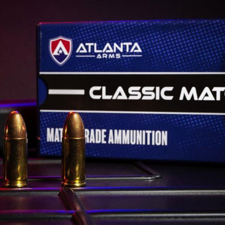 Atlanta Arms Classic Match Grade .380 ACP Ammo 100gr FMJ - 50 Rounds
