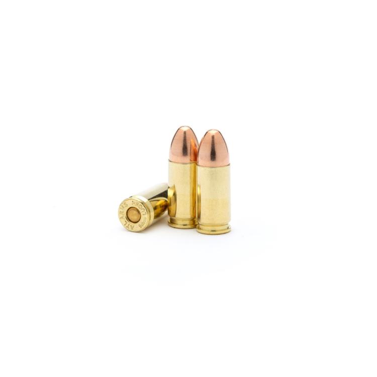 Atlanta Arms Classic Match Handgun Ammunition 9mm Luger 115gr FMJ 1125 ...