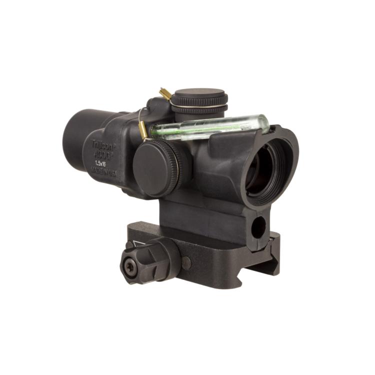 Trijicon 1.5x16S Compact ACOG Scope Green Ring & 2 MOA CDR w/ Mount