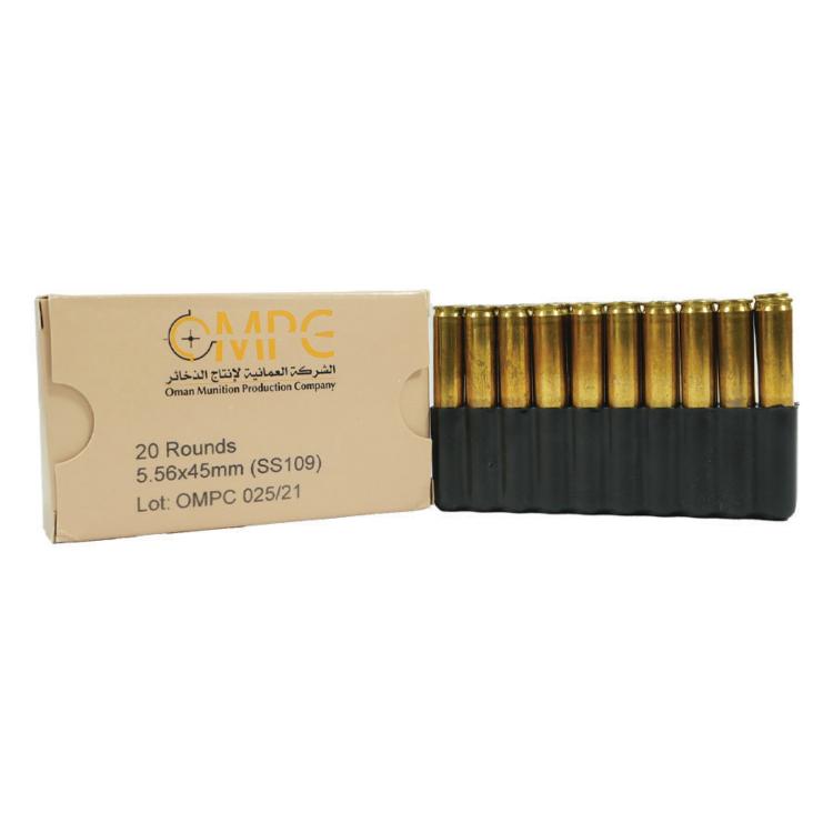 OMPC M855 Steel Core Rifle Ammunition 5.56mm 62gr FMJ 3020 fps 800rds ...