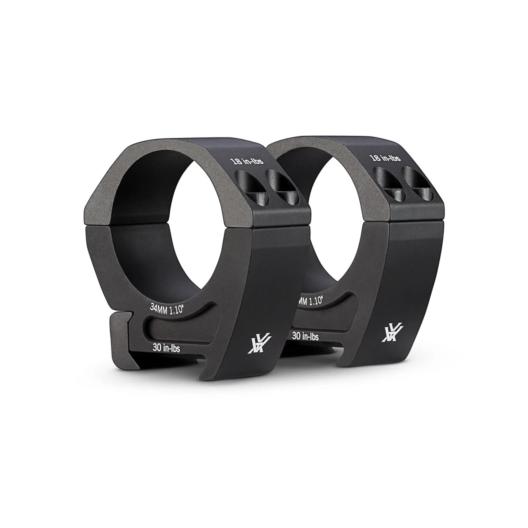 Vortex Pro Rifle Scope Rings 34mm Medium 1.10" Black