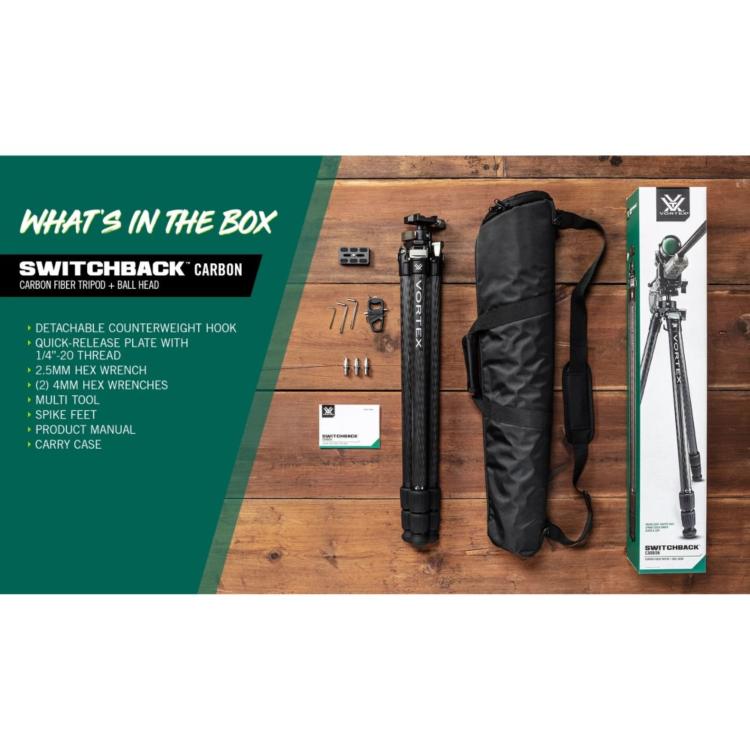 Vortex Switchback Carbon Tripod Kit