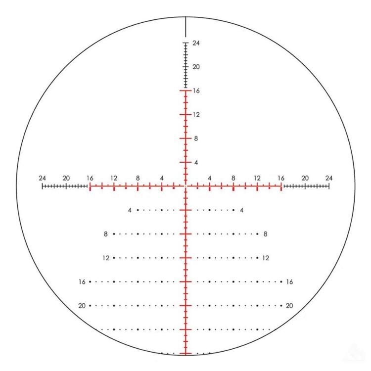 Vortex Viper HD Rifle Scope 5-25x50 30mm FFP VMR-4 MOA Illum