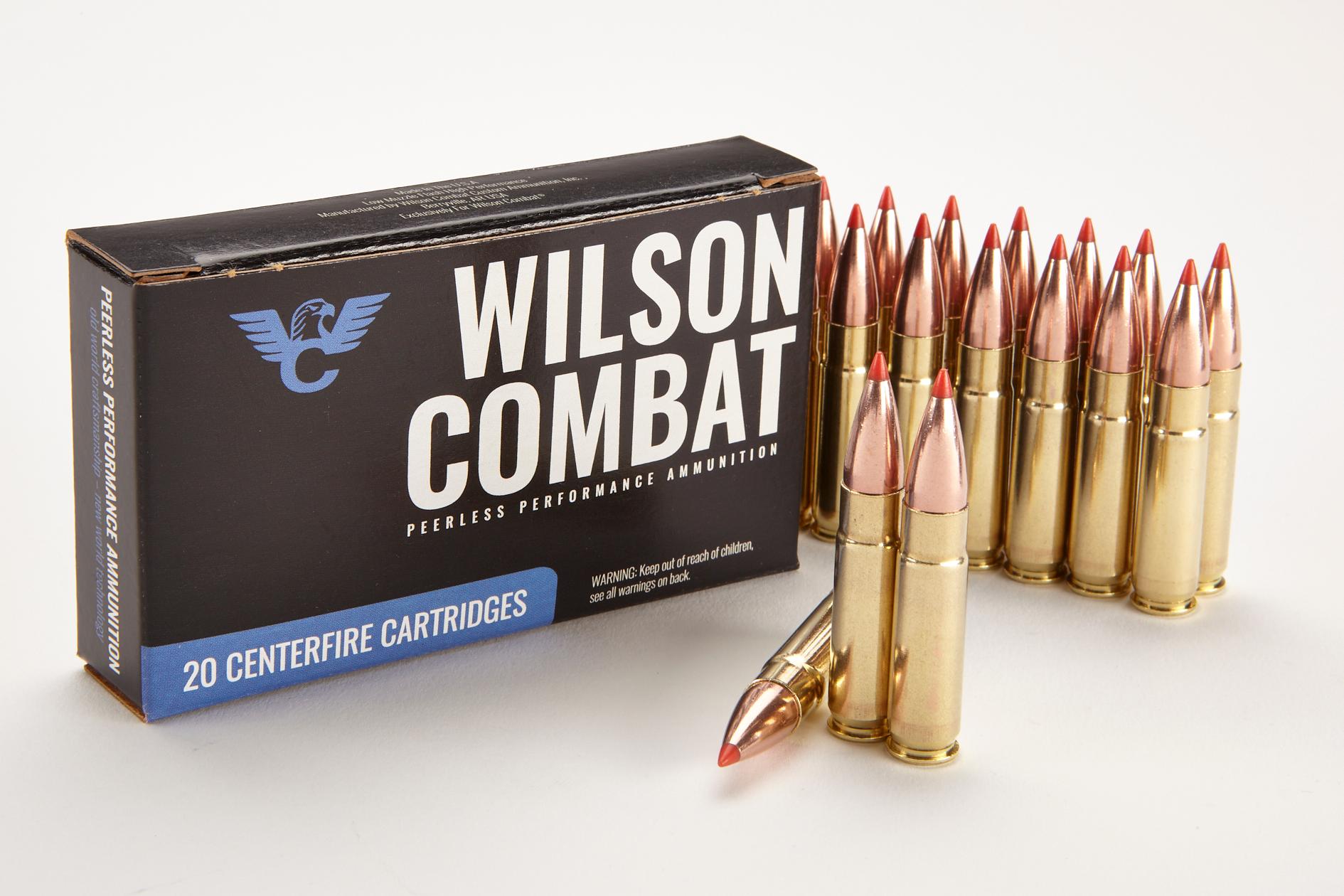 Wilson Combat Rifle Ammunition 300 Blackout | 110gr Hornady V-MAX 2350 ...