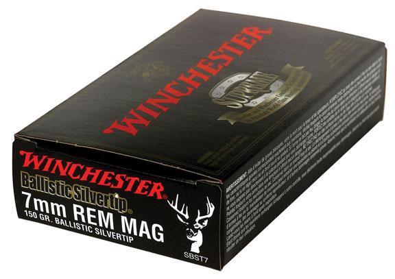 Winchester Ballistic Silvertip Rifle Ammunition 7mm Rem Mag 150...