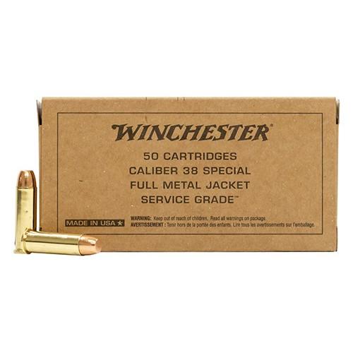 Service Grade 38 SPL 130 gr. FMJ-FN 50RD