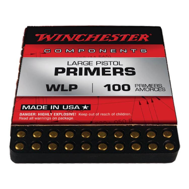 Winchester WLP Large Pistol Primers 1000ct - Bulk Reloading