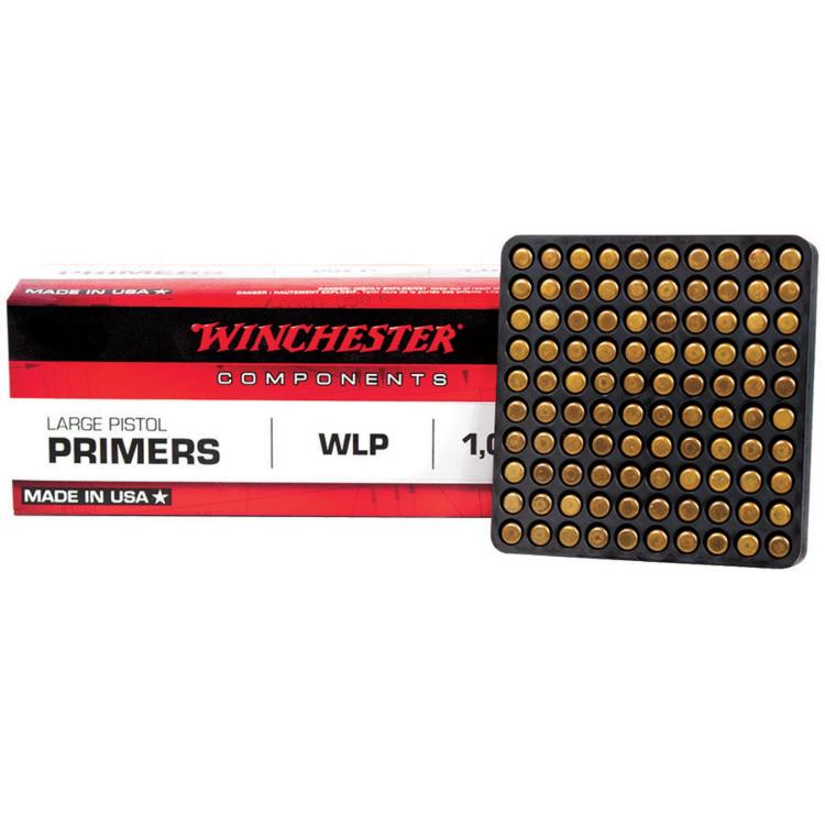 Winchester WLP Large Pistol Primers 1000ct - Bulk Reloading