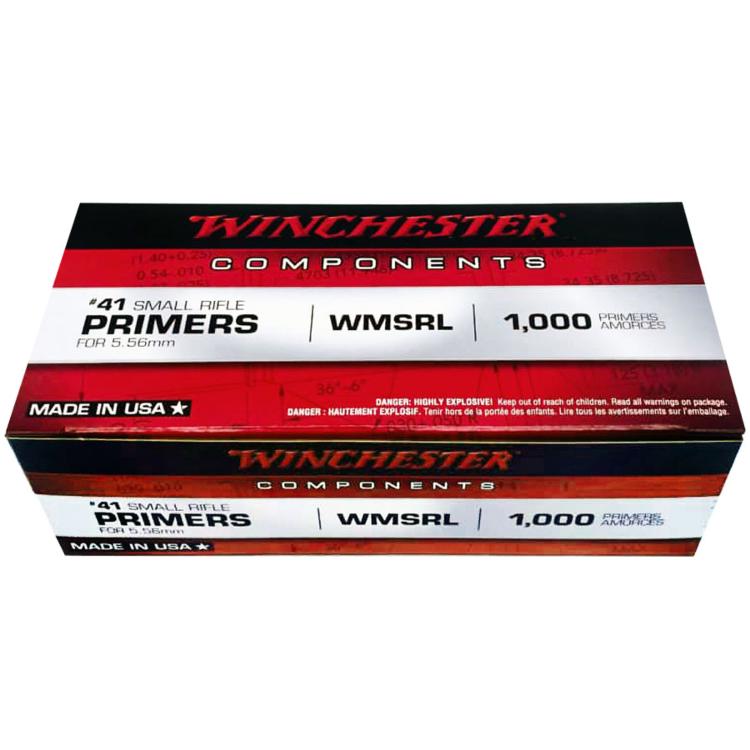 Winchester #41 WMSRL Primers for 5.56 1000/ct | AR-15 Primers