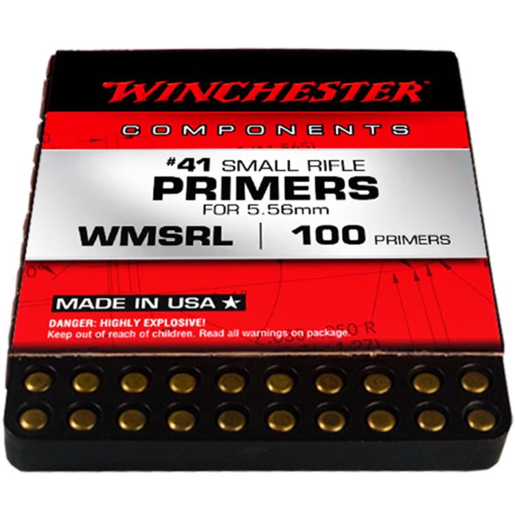 Winchester #41 WMSRL Primers for 5.56 1000/ct | AR-15 Primers