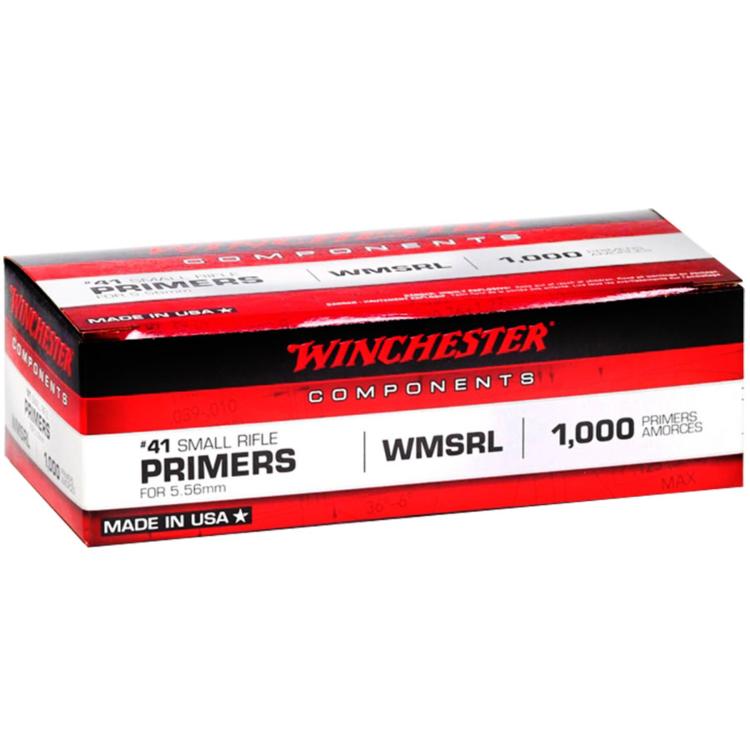 Winchester #41 WMSRL Primers for 5.56 1000/ct | AR-15 Primers