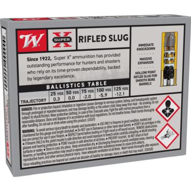 Winchester Super-X Rifled Slug 20 ga 2 3/4" 3/4 oz Slug 1600 f...