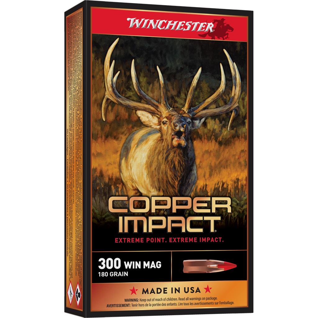 300 WSM COPPER IMPACT 180 GR LEAD FREE 20 Rounds