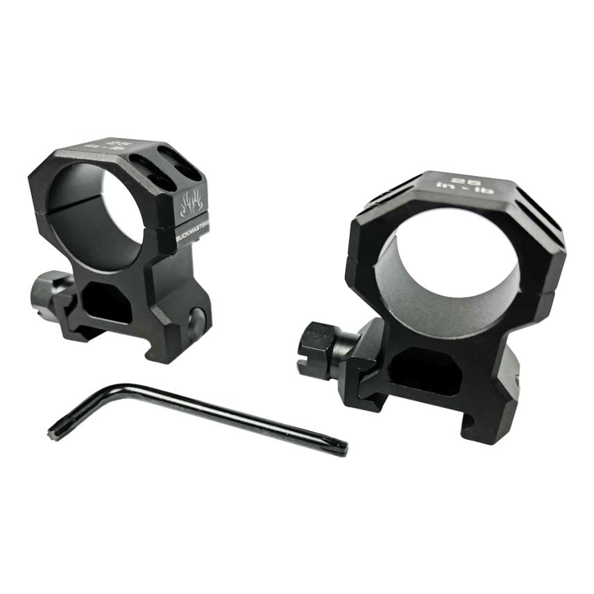 Sig BUCKMASTERS RING SET 1IN HIGH PROFILE 1.12IN