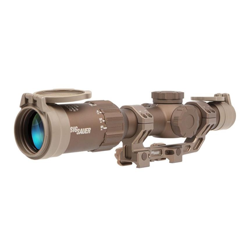 Sig Sauer Tango6T Rifle Scope 1-6x24mm 30mm FFP DWLR-556 Illum. FDE ...