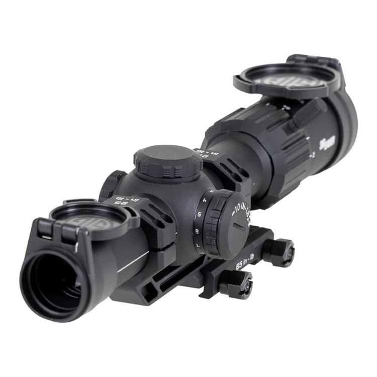 Sig Sauer Tango-MSR Rifle Scope 1-6x24 30mm SFP Hellfire FL-6 MOA Illum ...