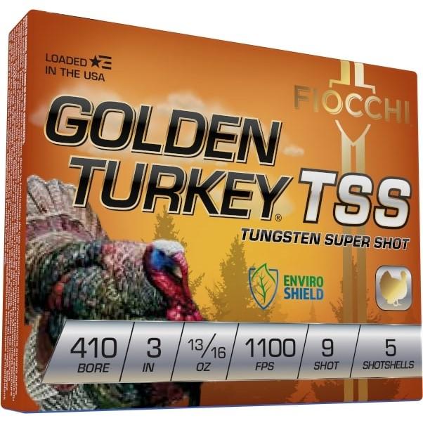 Fiocchi Golden Turkey Tungsten TSS Shotshells 410 ga 3" 13/16oz...