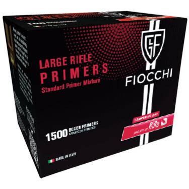 Fiocchi 535LR Large Rifle Primers – Bulk 1500 Count Pack