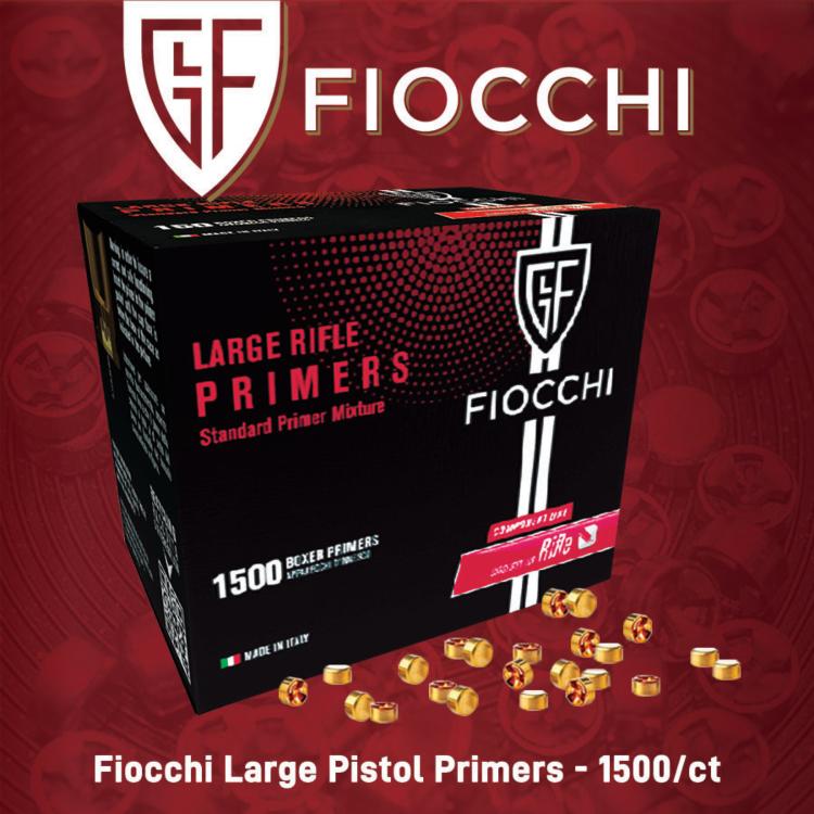 Fiocchi 535LR Large Rifle Primers – Bulk 1500 Count Pack