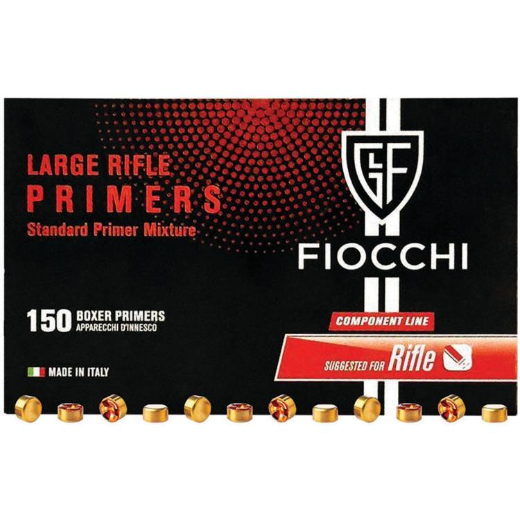 Fiocchi 535LR Large Rifle Primers – Bulk 1500 Count Pack