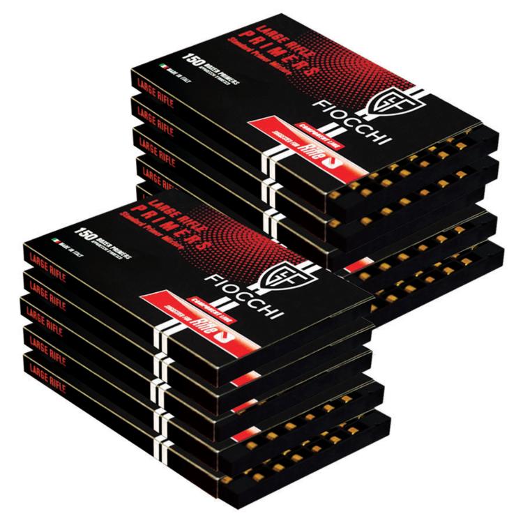 Fiocchi 535LR Large Rifle Primers – Bulk 1500 Count Pack