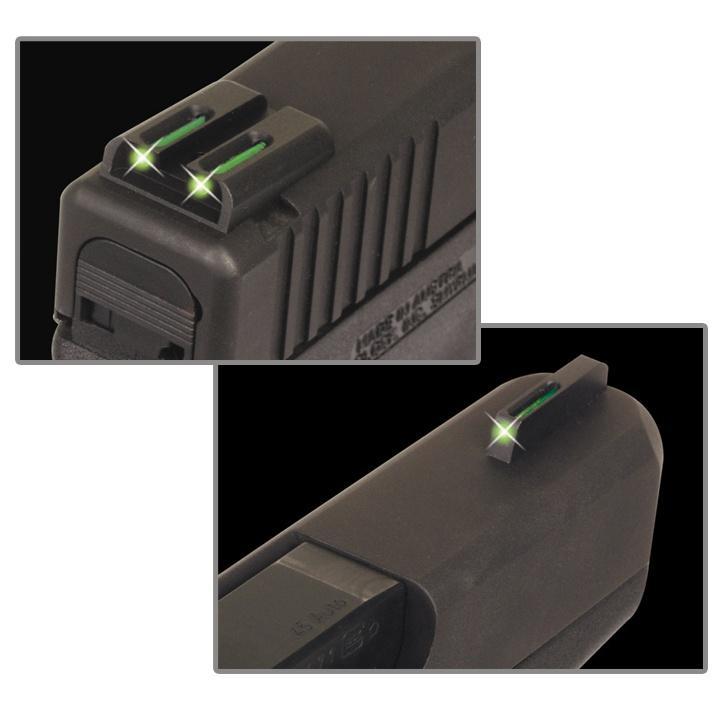Truglo TFO Tritium/Fiber-Optic Day/Night Sights Fits Glock 17