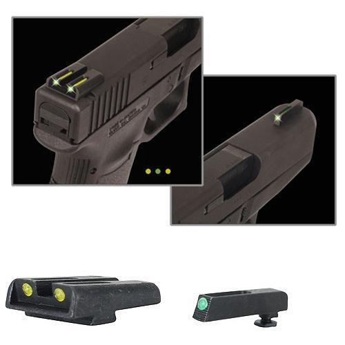 Truglo TFO Tritium/Fiber-Optic Day/Night Sights Fits Glock 20,